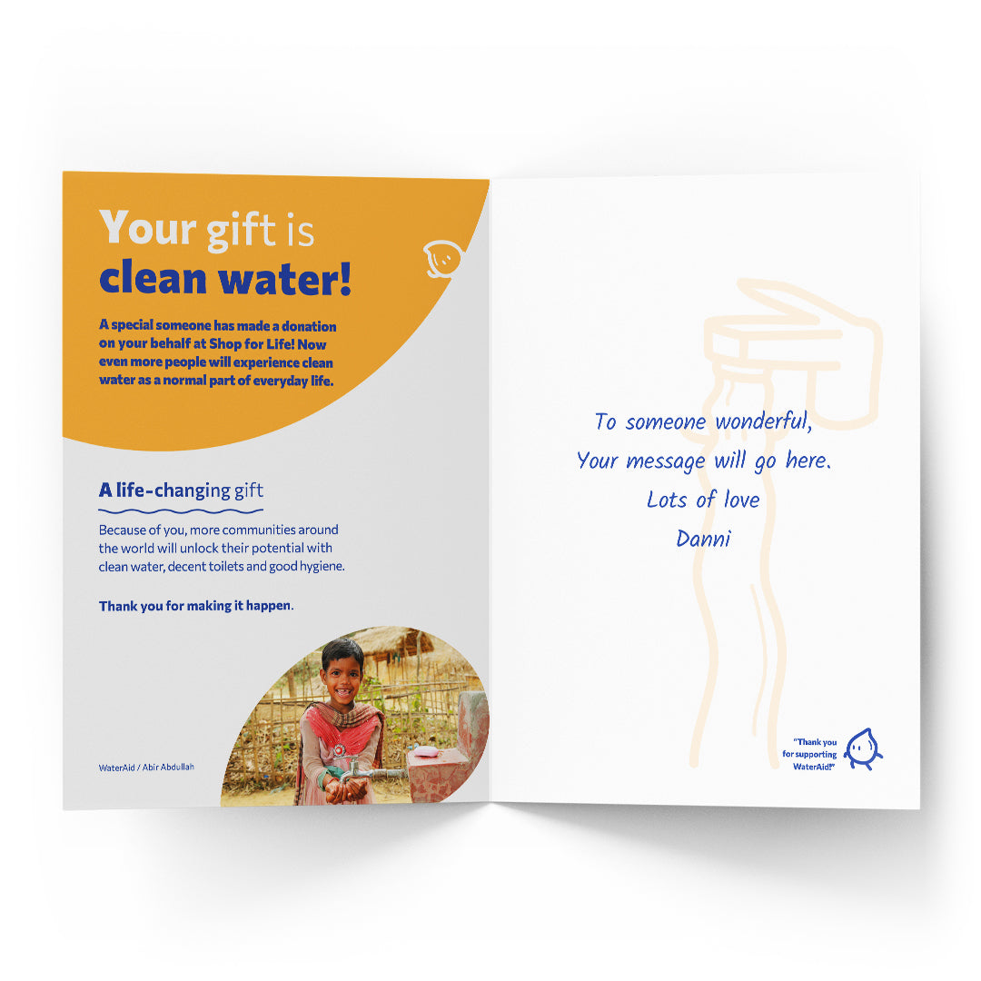 Gift a Hand Pump To Give Clean Water | Special Cards | Shop for Life ...