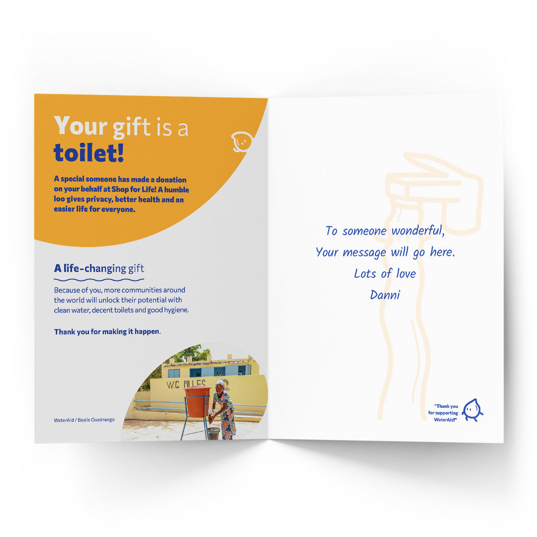 A Life-Saving Loo - The Perfect Mother's Day Gift – WaterAid - Shop for ...