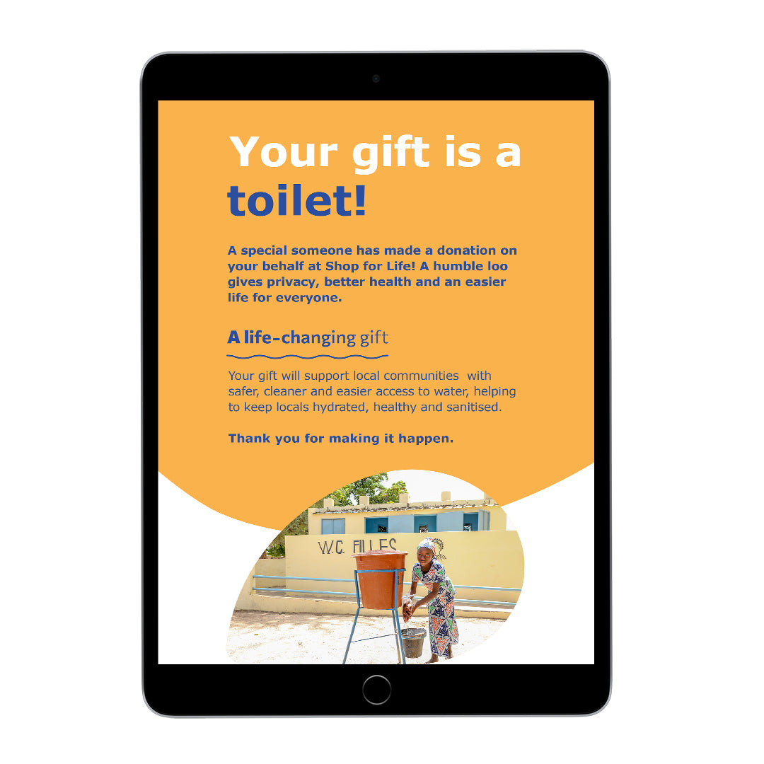 A Life-Saving Loo - The Perfect Mother's Day Gift E-Card – WaterAid ...